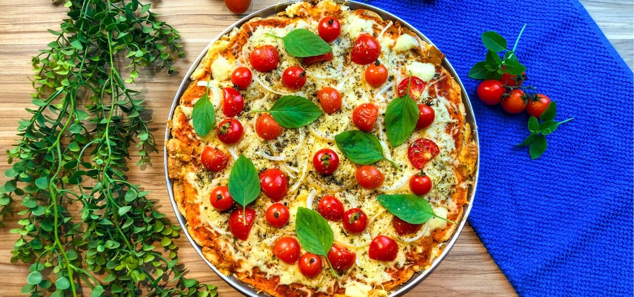 Pizza de Pão de Forma - Brasil Veg